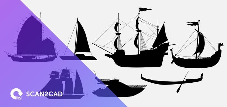 Boats | Free DXF Files | Scan2CAD