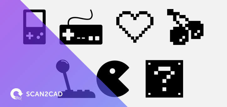Retro Games | Free DXF Files | Scan2CAD